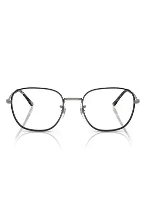 Ray-ban 53mm Square Eyeglasses - Gunmetal