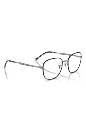 Ray-ban 53mm Square Eyeglasses - Gunmetal