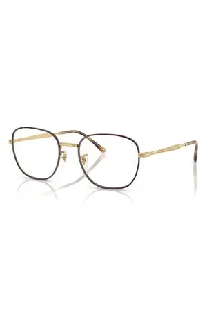 Ray-ban 51mm Square Eyeglasses - Havana