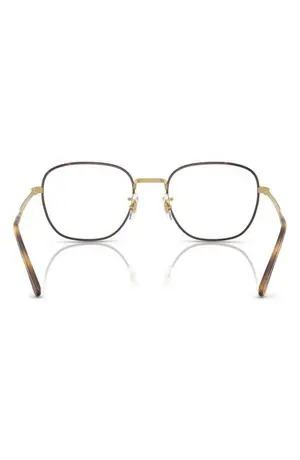 Ray-ban 51mm Square Eyeglasses - Havana