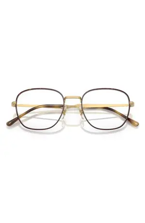 Ray-ban 51mm Square Eyeglasses - Havana