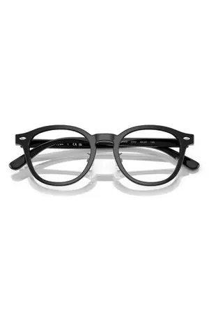 Ray-ban 49mm Square Optical Glasses - Black