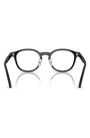 Ray-ban 49mm Square Optical Glasses - Black