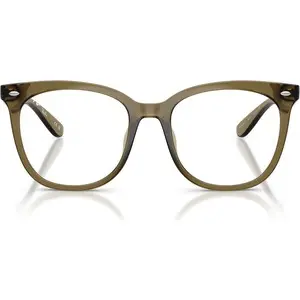 Ray-ban 53mm Square Optical Glasses - Green