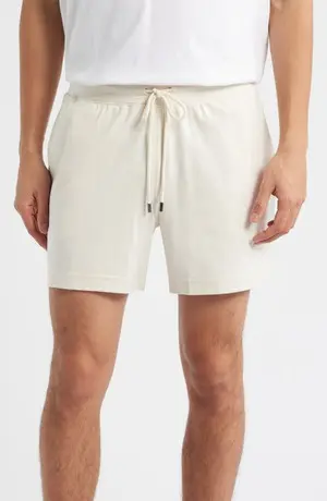 Daniel Buchler Stretch Cotton And Modal Blend Pajama Shorts