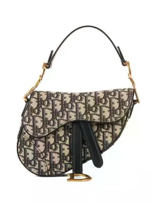 Dior Mini Saddle Handbag - Blue