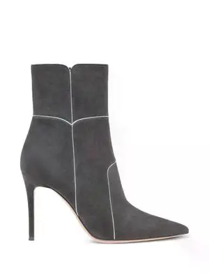 GIANVITO ROSSI Pointed-toe Panelled Boots