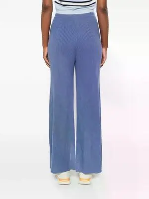 Eric Bompard Drawstring Ribbed Knit Trousers