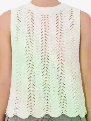Loulou De Saison Crochet Top - Neutrals