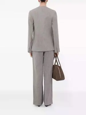 Loulou De Saison Suna Asymmetrical Blazer - Neutrals