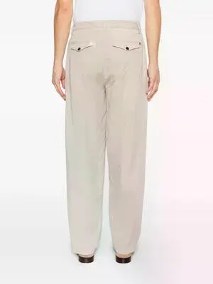 DONDUP Soft Straight Trousers - Neutrals