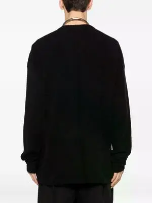 Rick Owens Crew-neck Letter-intarsia Sweater