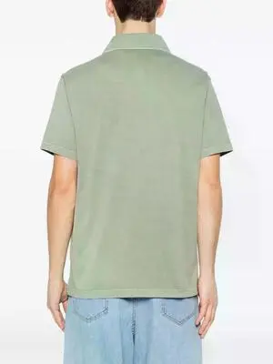 FAY Buttoned Short-sleeve Polo Shirt
