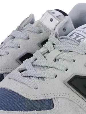 NEW BALANCE 574 Suede Sneakers - Grey