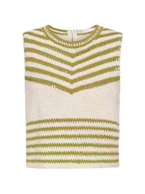 MARIE OLIVER Striped Tank