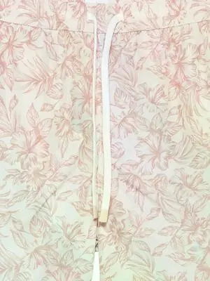 Eleventy Floral-pattern Swim Shorts