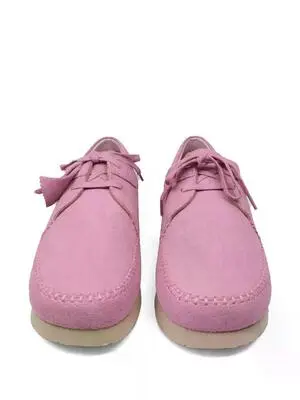 Clarks Weaver Lace-up Derby Shoes - Pink
