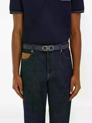FERRAGAMO Reversible Gancini Belt