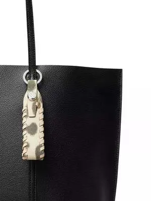 Tory Burch Leather Woven Bag Charm