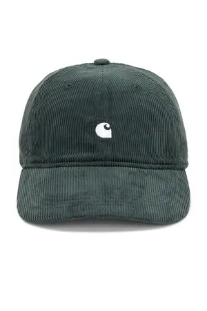 Carhartt Work In Progress Harlem Cap - Kale Green & White