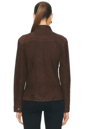 ARMA Faye Goat Suede Overshirt