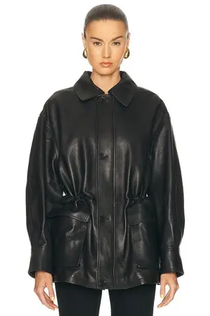 ARMA Maeve Leather Barn Jacket