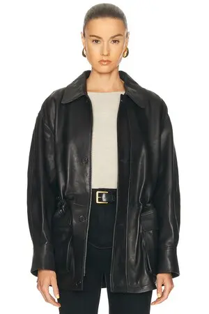 ARMA Maeve Leather Barn Jacket