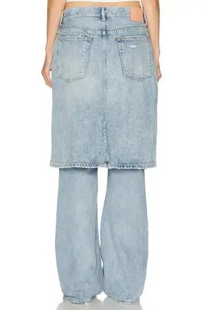 Acne Studios Wide Leg Denim Pant - Light Blue