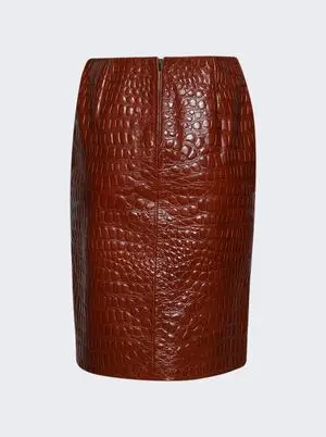 Saint Laurent Mini Leather Skirt