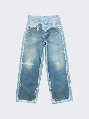 Women's Bleached Jeans