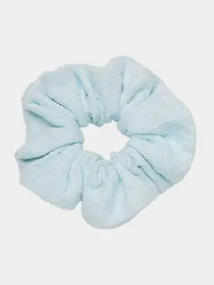Hunza G Sunny Towelling Giant Scrunchie - Ice Blue