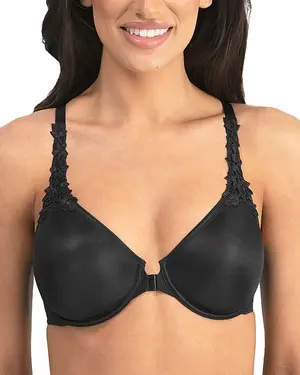 DOMINIQUE INTIMATES Meryl Front Closure Minimizer Bra - Black