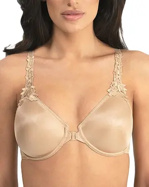 DOMINIQUE INTIMATES Meryl Front Closure Minimizer Bra - Mocha
