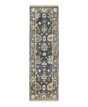 FEIZY Fillmore 6954f Runner Area Rug, 2'6 X 14 - Blue/ Gray