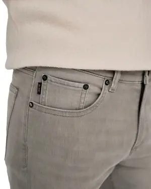 DL1961 Russell Slim Straight Fit Jeans - Washed Grey