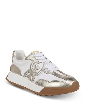 Sam Edelman Gold Tone Sneakers For Women