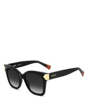 Missoni Square Sunglasses, 52mm - Black