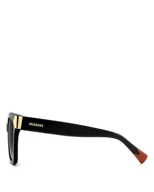 Missoni Square Sunglasses, 52mm - Black