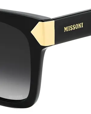 Missoni Square Sunglasses, 52mm - Black