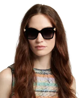 Missoni Square Sunglasses, 52mm - Black