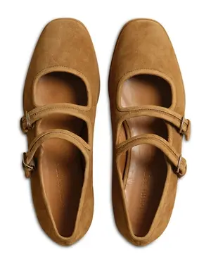 Jenni Kayne Wren Mary Jane Flats - Toffee