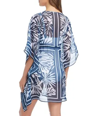 BLEU BY ROD BEATTIE Deep V Cover Up Caftan - Midnight