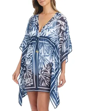 BLEU BY ROD BEATTIE Deep V Cover Up Caftan - Midnight