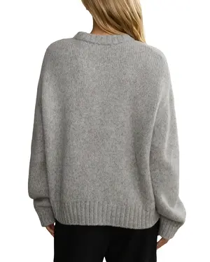 Jenni Kayne Tove Crewneck Sweater - Heather Grey