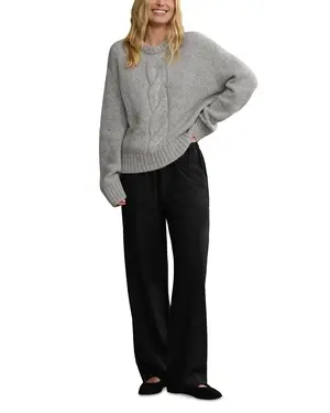 Jenni Kayne Tove Crewneck Sweater - Heather Grey