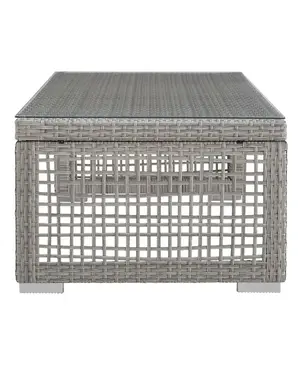 MODWAY Aura Rattan Outdoor Patio Coffee Table