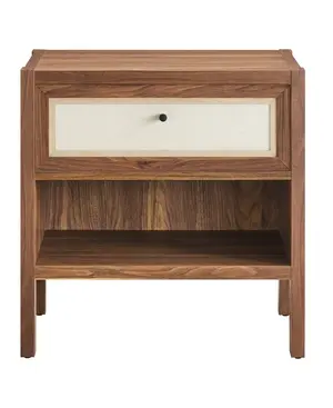 MODWAY Capri Wood Grain Nightstand