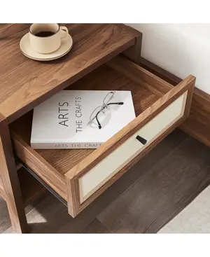 MODWAY Capri Wood Grain Nightstand