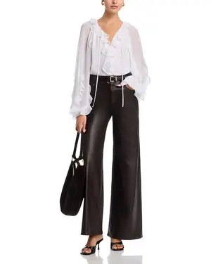 Kobi Halperin Katya Ruffled Blouse - White