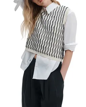 Rag & Bone Leslie Stripe Vest
